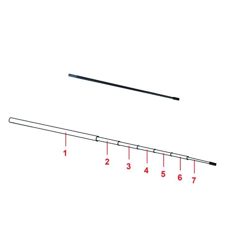 Replacement AR 8 Pro Pole Section 7 (Top) - Lance Lab Ltd